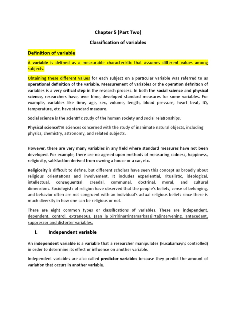 Chapter 5 Part 2 | Download Free PDF | Endogeneity (Econometrics) | Dependent And Independent ...
