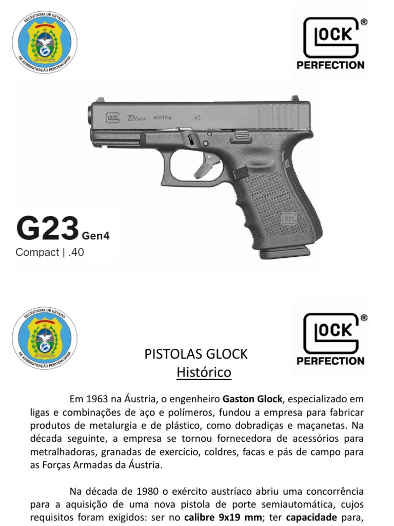 História e Características da Pistola Glock 17 | PDF | Revólver ...
