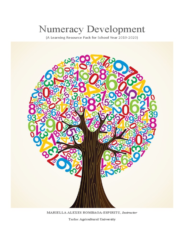 LRP - Numeracy-Development - Revised JULY 12 2020 1st Sem 2020-2021 ...