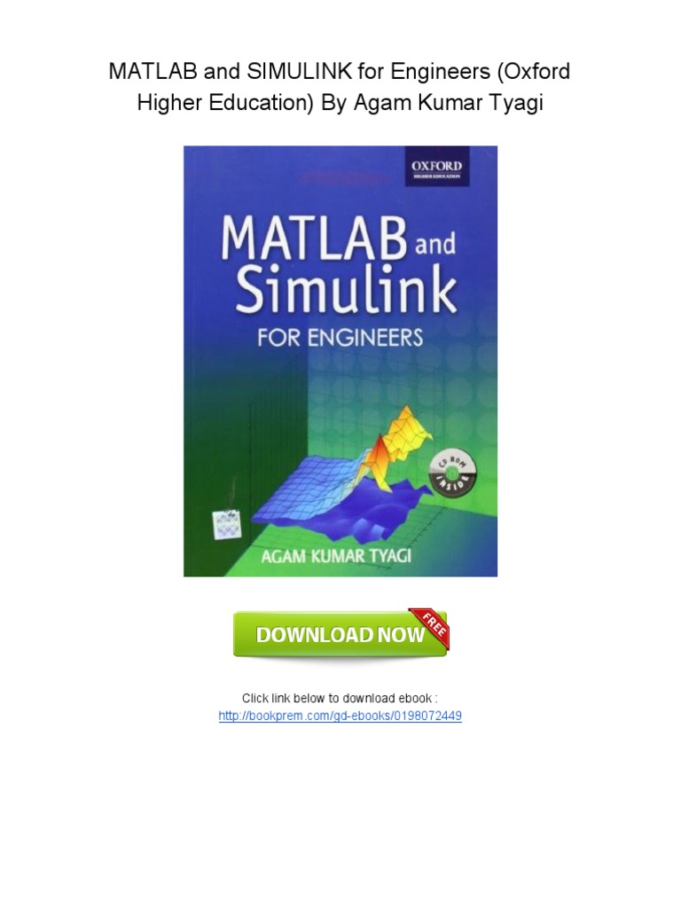 (U221.Book) Free PDF MATLAB and SIMULINK For Engineers (Oxford Higher ...