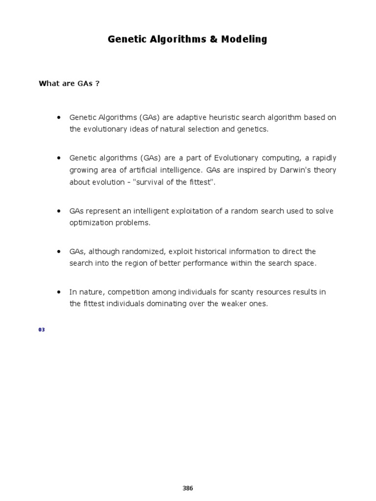 274 Soft Computing Lecture Notes Pdf Genetic Algorithm