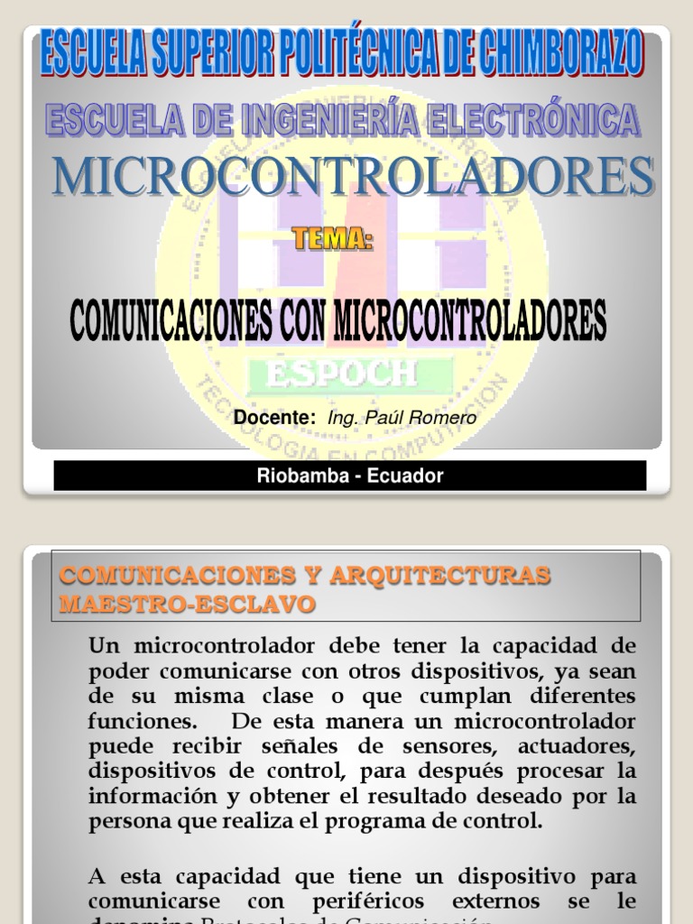 Comunicación Serial en Microcontroladores | PDF | Microcontrolador | USB