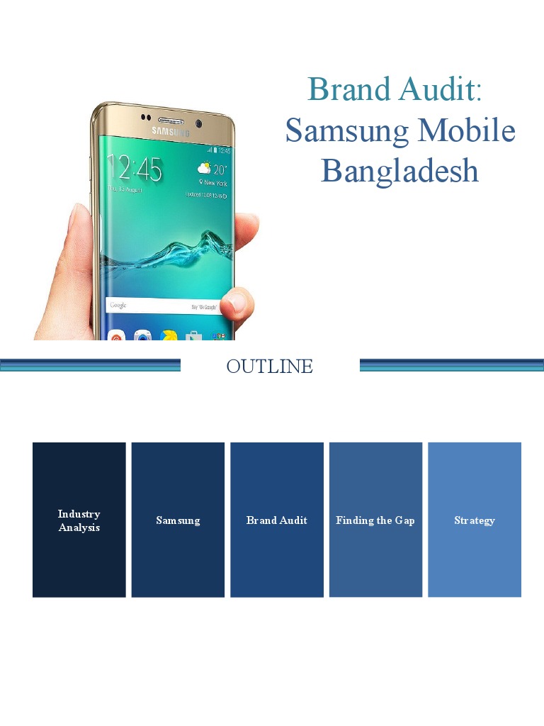 Samsung Mobile Brand Audit in Bangladesh | PDF | Smartphone | Brand