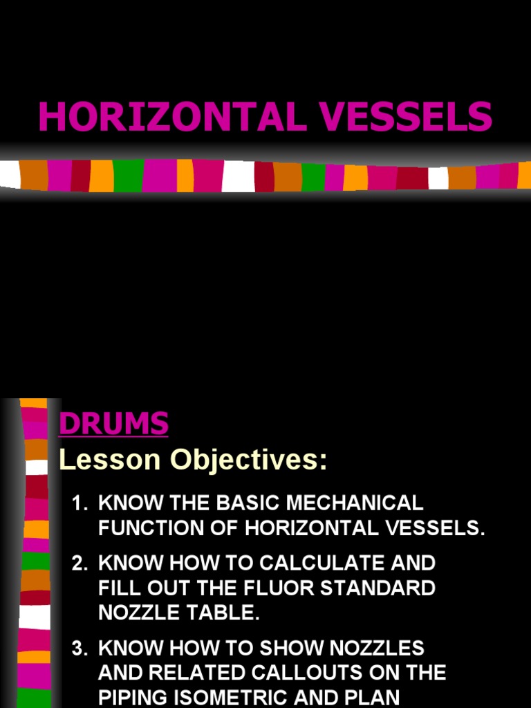 Horizontal Vessel Design Guide | PDF | Mechanical Engineering ...