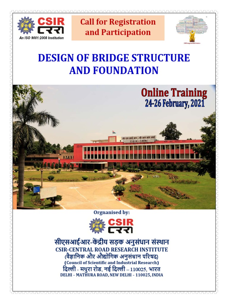8 Online Training BES Design of Bridge Structure and Foundation 24 26 ...