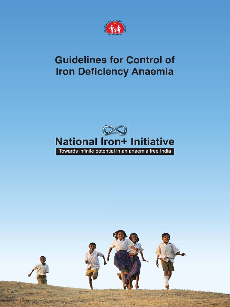 Guidelines For Control of Iron Deficiency Anaemia | PDF | Anemia | Malaria