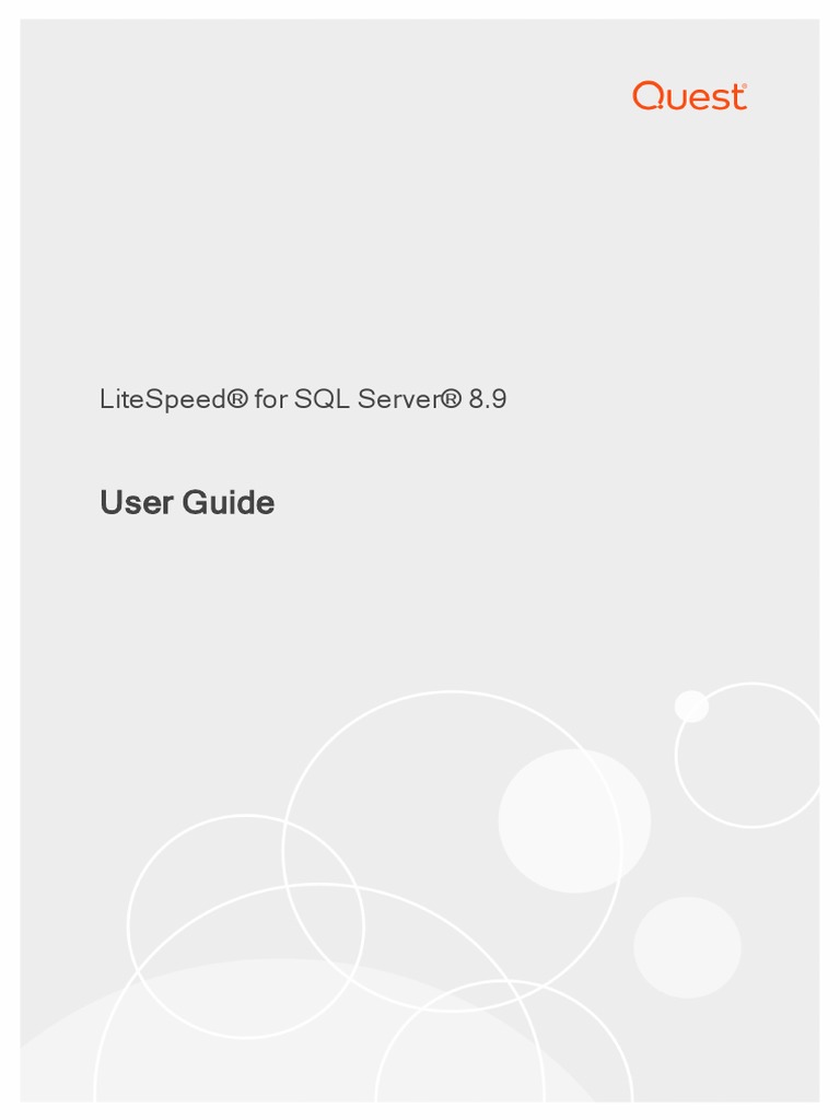 Litespeed For Sql Server User Guide Pdf Pdf Backup Cloud Computing 