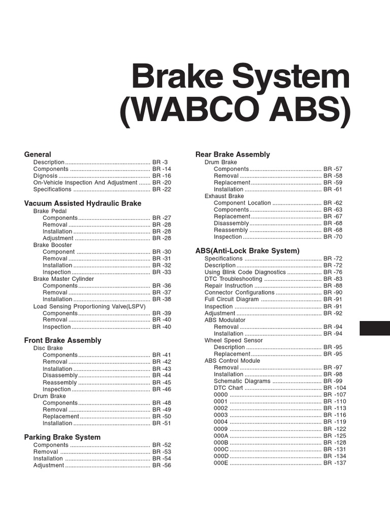 6 Tormoznaja Sistema Wabco Abs PDF | PDF | Brake | Anti Lock Braking System