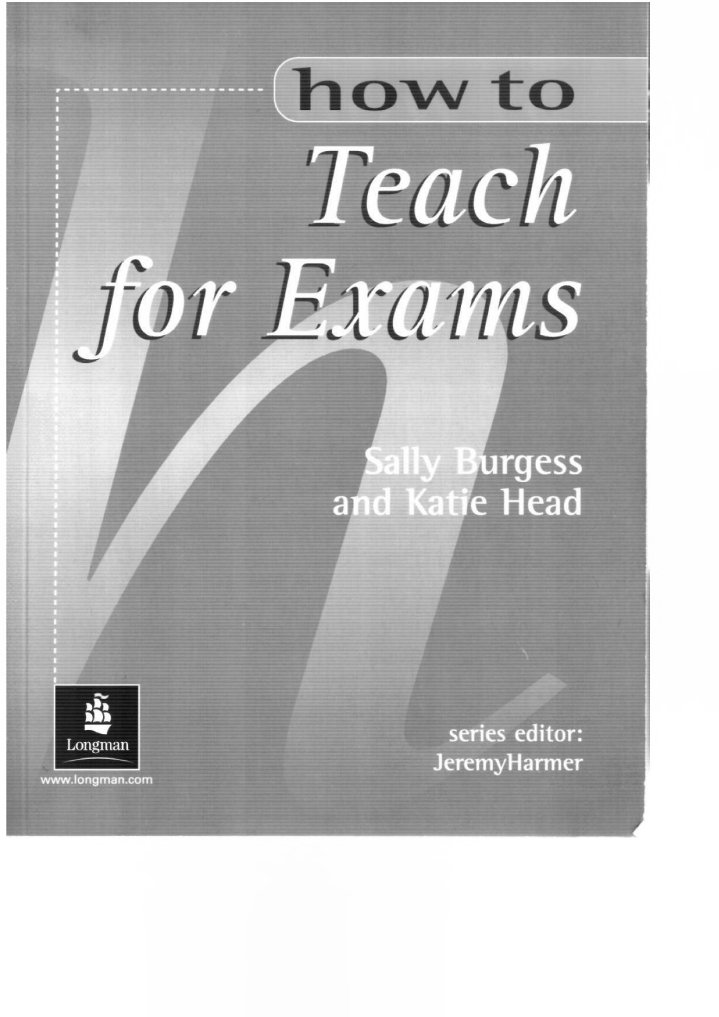 How To Teach For Exams | PDF