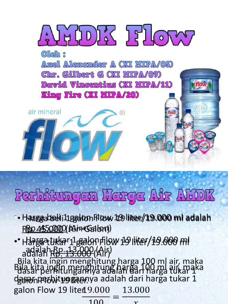 AMDK Flow | PDF | Memasak, Makanan, & Anggur