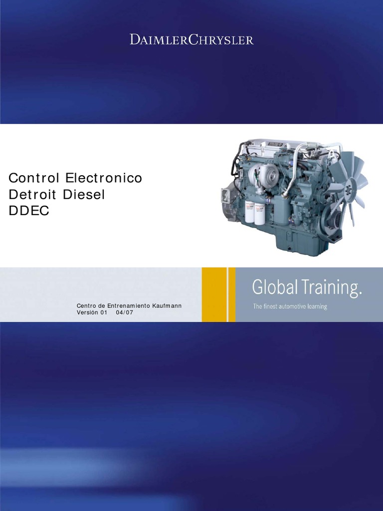 Detroit Diesel DDEC PDF | PDF | Inyección de combustible | Acelerador