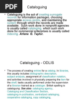 History of Cataloguing Codes | PDF | Bibliography | Libraries