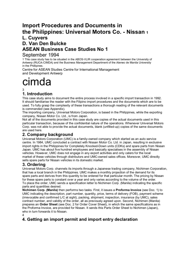 Importing Guidelines | PDF | Cargo | Trade