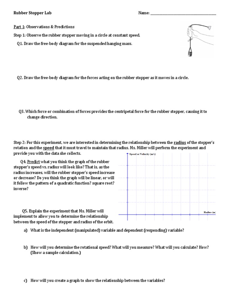 17 Rubber Stopper Lab - Part 1 | PDF