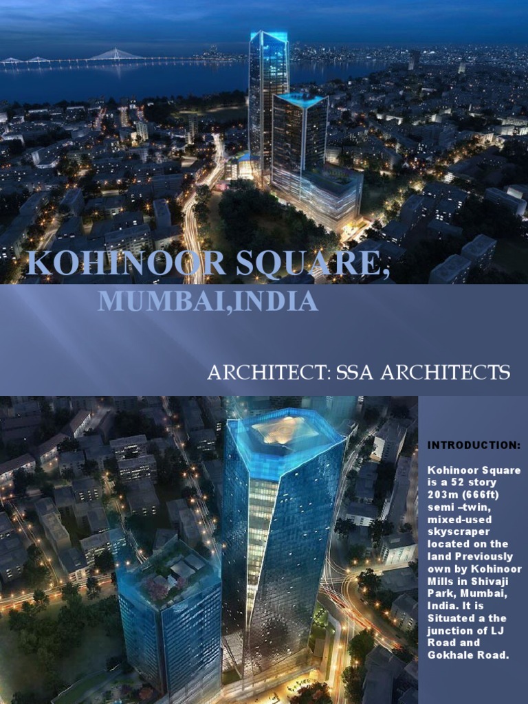 Kohinoor Square, Mumbai, India | PDF | Elevator | Civil Engineering