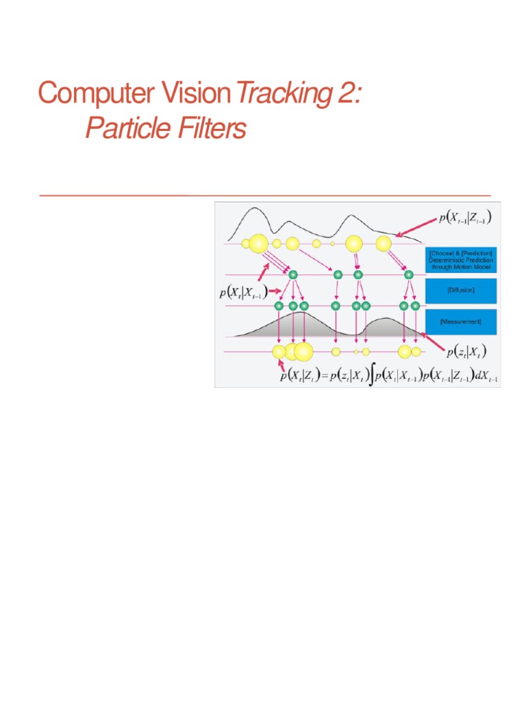 Computer Visiontracking 2:: Particle Filters | PDF | Kalman Filter ...