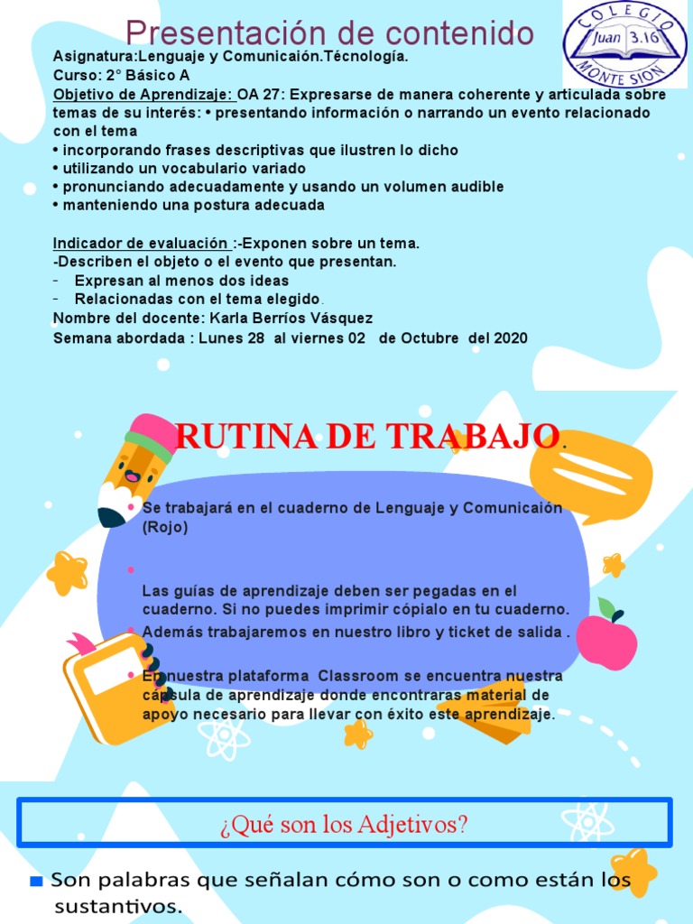 Lenguaje Semana 15 | PDF | Modificación de comportamiento | Aprendizaje