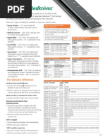 Toro Bedknife Reference Guide | PDF