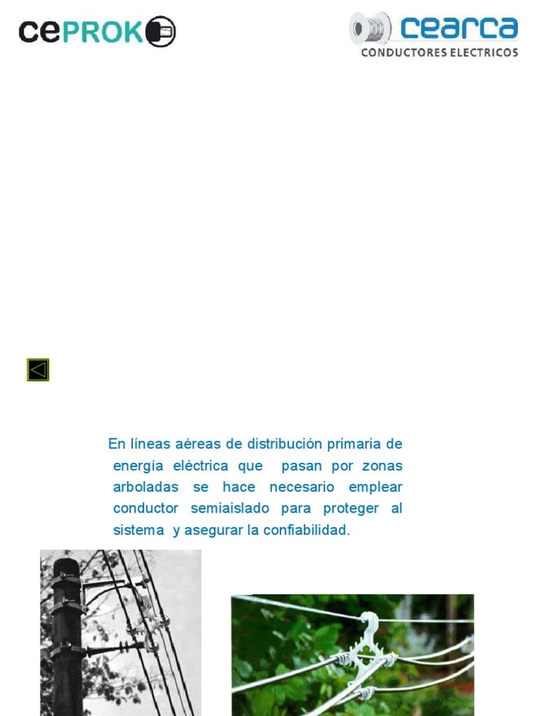 17-Redes Aereas Compactas MT | PDF | Resistencia Eléctrica y ...