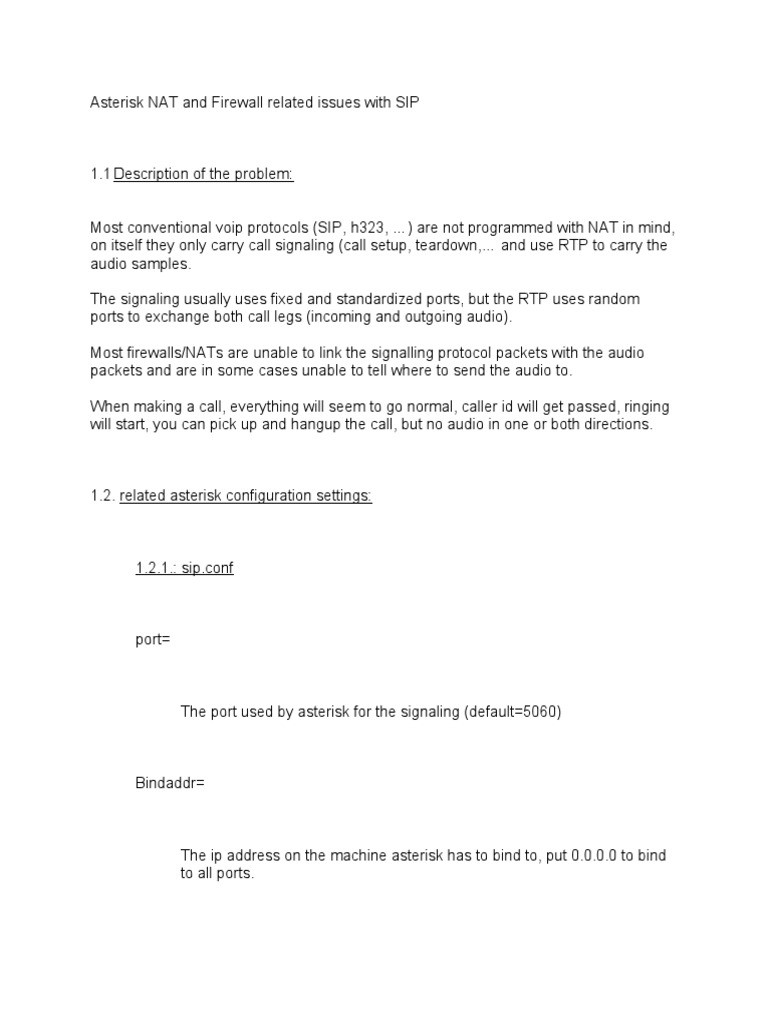 Asterisk Secret | PDF | Session Initiation Protocol | Voice Over Ip