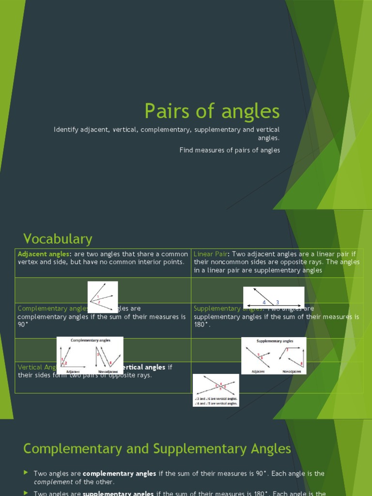 Understanding Angle Relationships | PDF