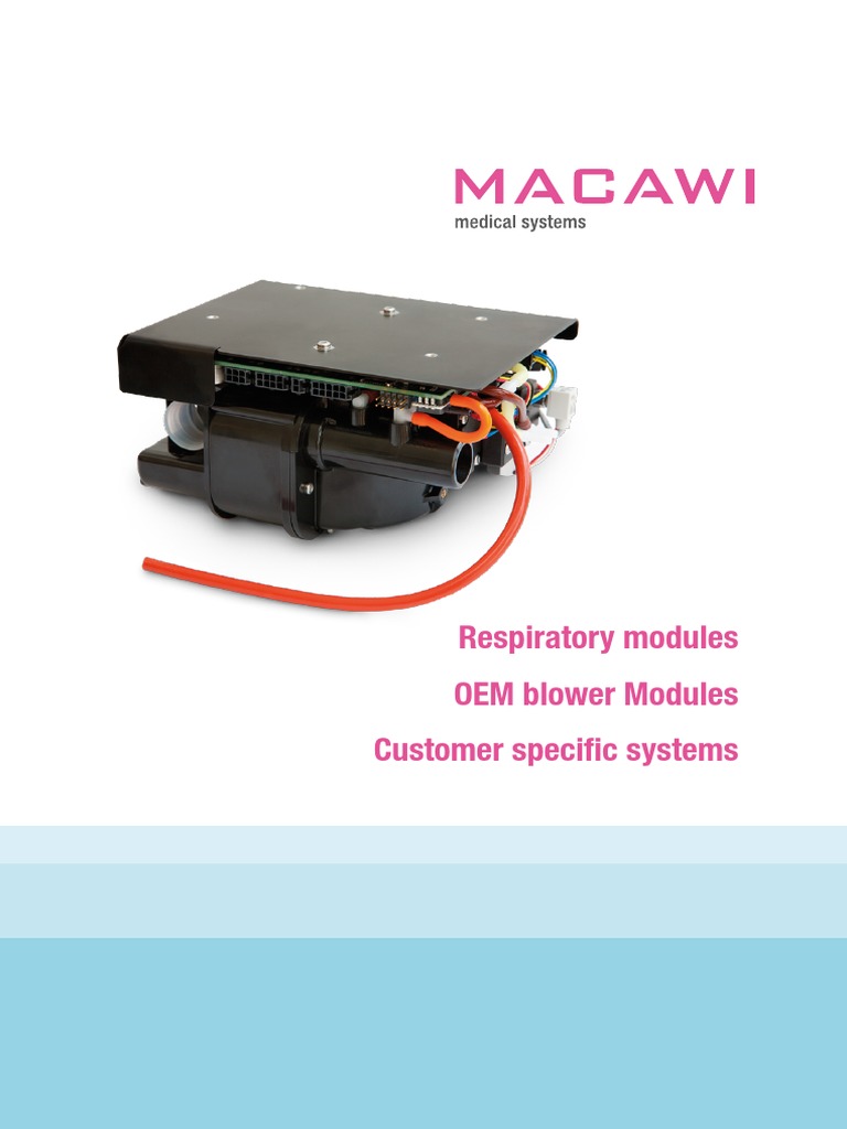Respiratory Modules OEM Blower Modules Customer Specific Systems | PDF ...