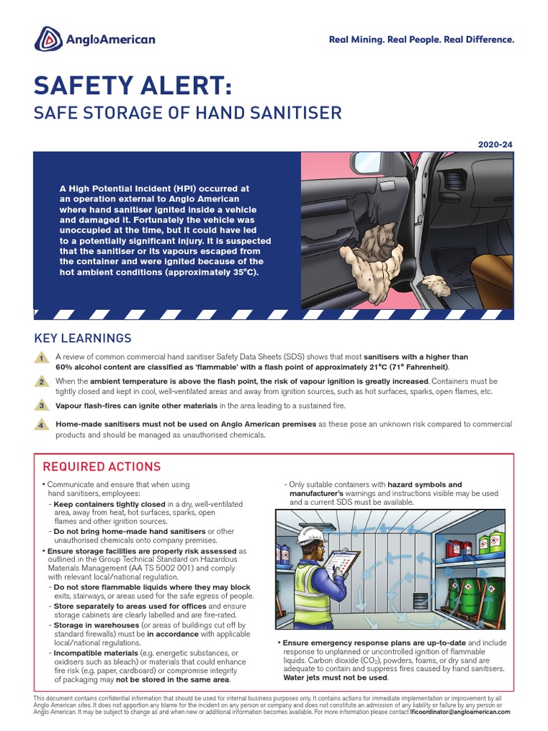 2020 HPI Safe Storage of Sanitising Materials ENG 2020 - 24 | PDF ...