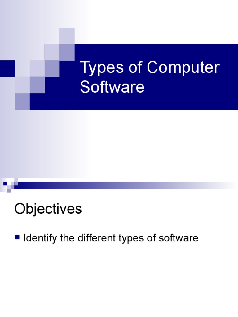Types of Computer Software | Download Free PDF | Operating System ...