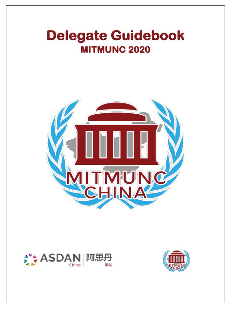 2020 MITMUNC Delegate Guidebook PDF | PDF | Committee | Confucianism