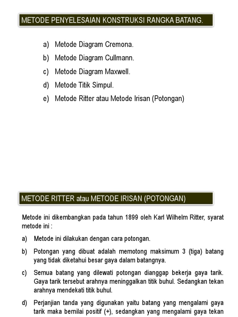 GP. KRB (Metode Ritter) | PDF