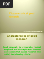 Criteria of A Good Research | PDF | Inductive Reasoning | Scientific Method