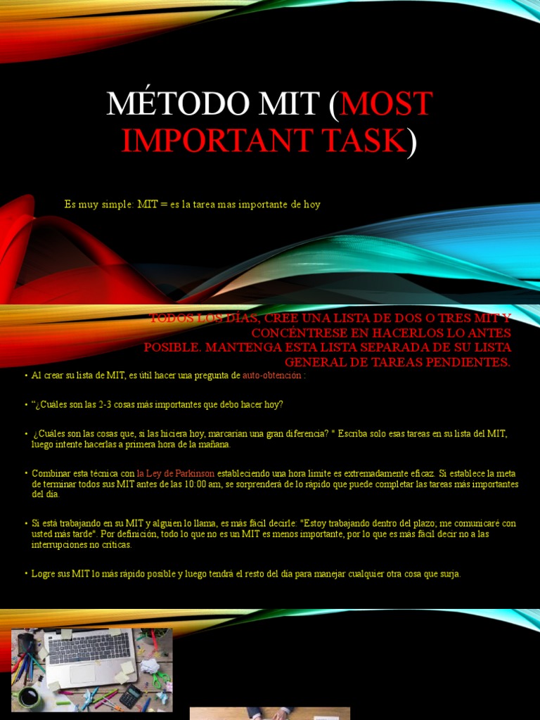 Método MIT (Most Important Task) | PDF