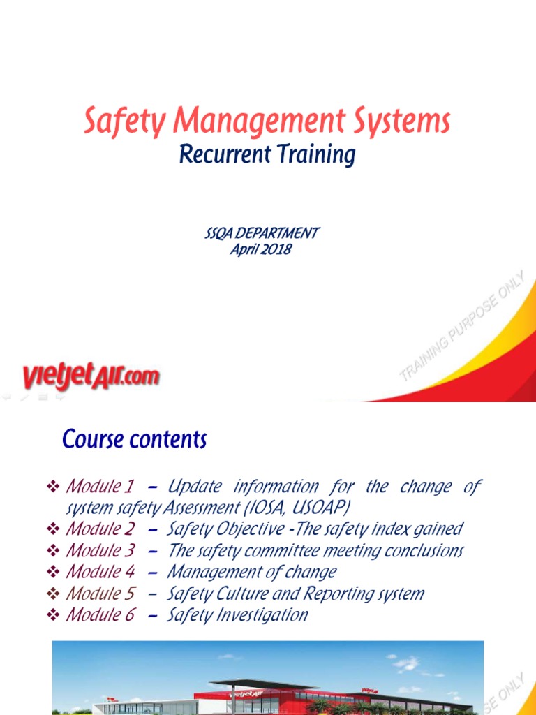 Safety Management Recurrence Training 2018 PDF | PDF | Risk Assessment ...
