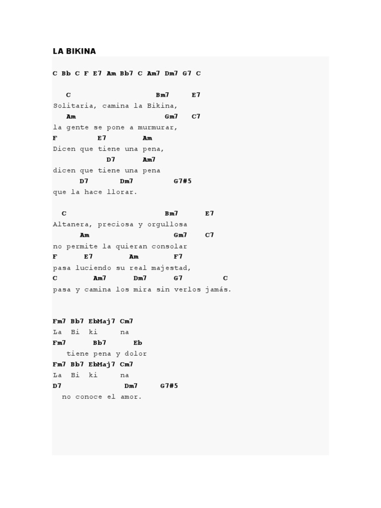 2.cancion de Luis Miguel Con Acordes | PDF