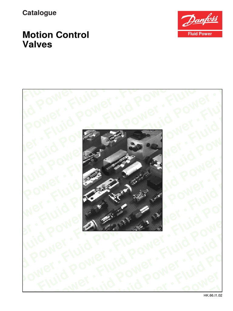 Motion Control Valves: Catalogue | PDF | Valve | Pump