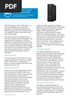 Dell Precision 3680 Tower Workstation Specs | PDF | Solid State Drive | Usb