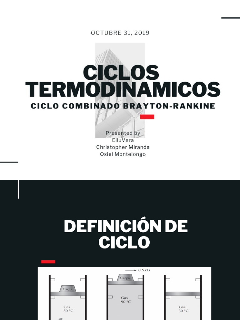 Ciclo Combinado Brayton-Rankine | PDF