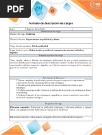 Descripción de Puestos Laborales | PDF | Crecimiento personal y profesional | Negocios