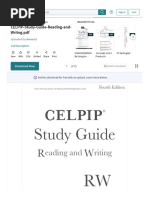 Free Study Materials and INFO Sessions For CELPIP and CAEL | PDF