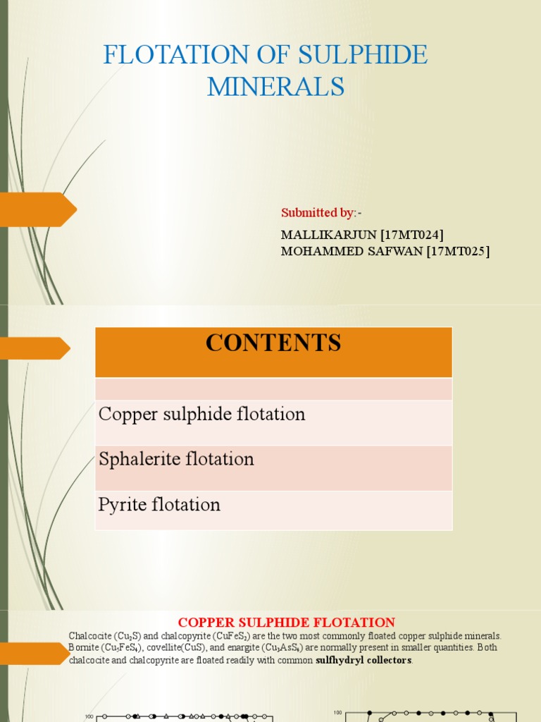 Flotation of Sulphide Minerals | PDF | Adsorption | Chemical Elements