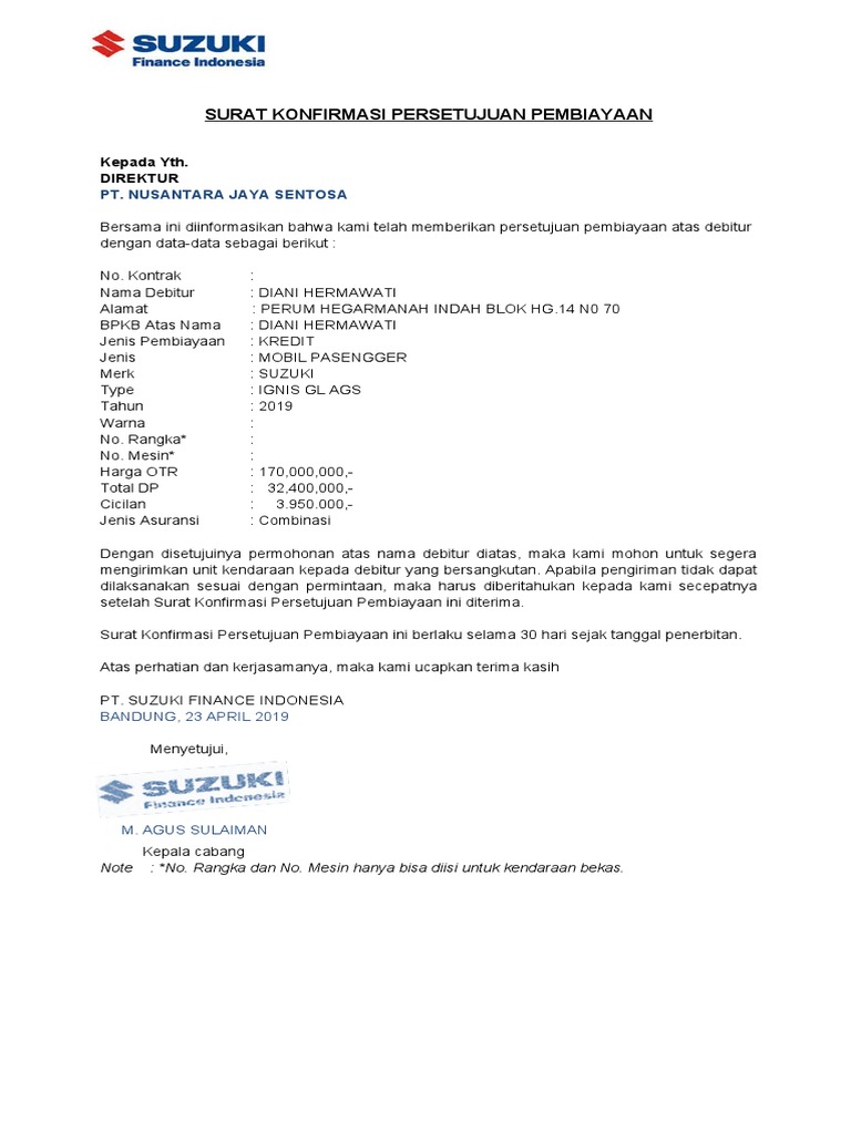 Surat Po Sfi 2 | PDF