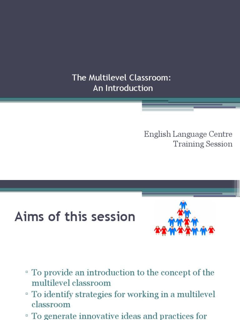 Training Multilevel English Language Centre | PDF | Teachers | Classroom