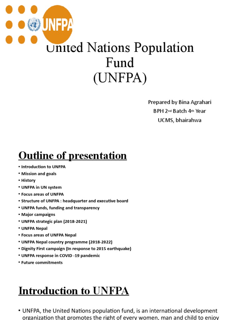 UNFPA | PDF | United Nations Population Fund | Reproductive Health