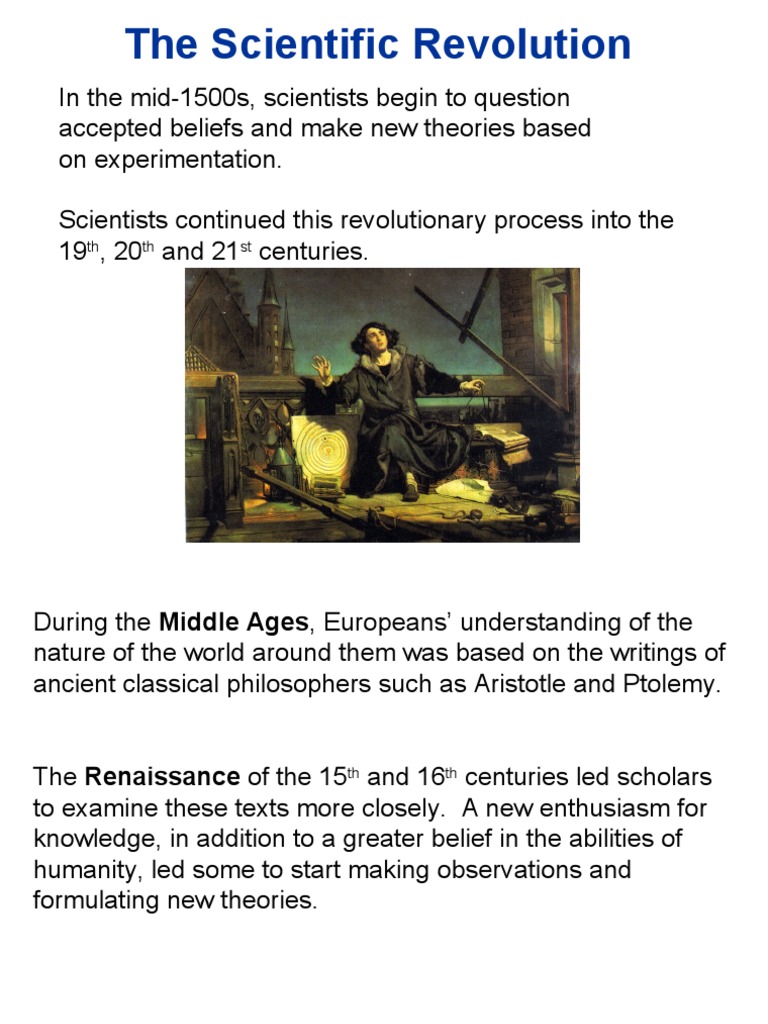 The Scientific Revolution | PDF | Heliocentrism | Galileo Galilei