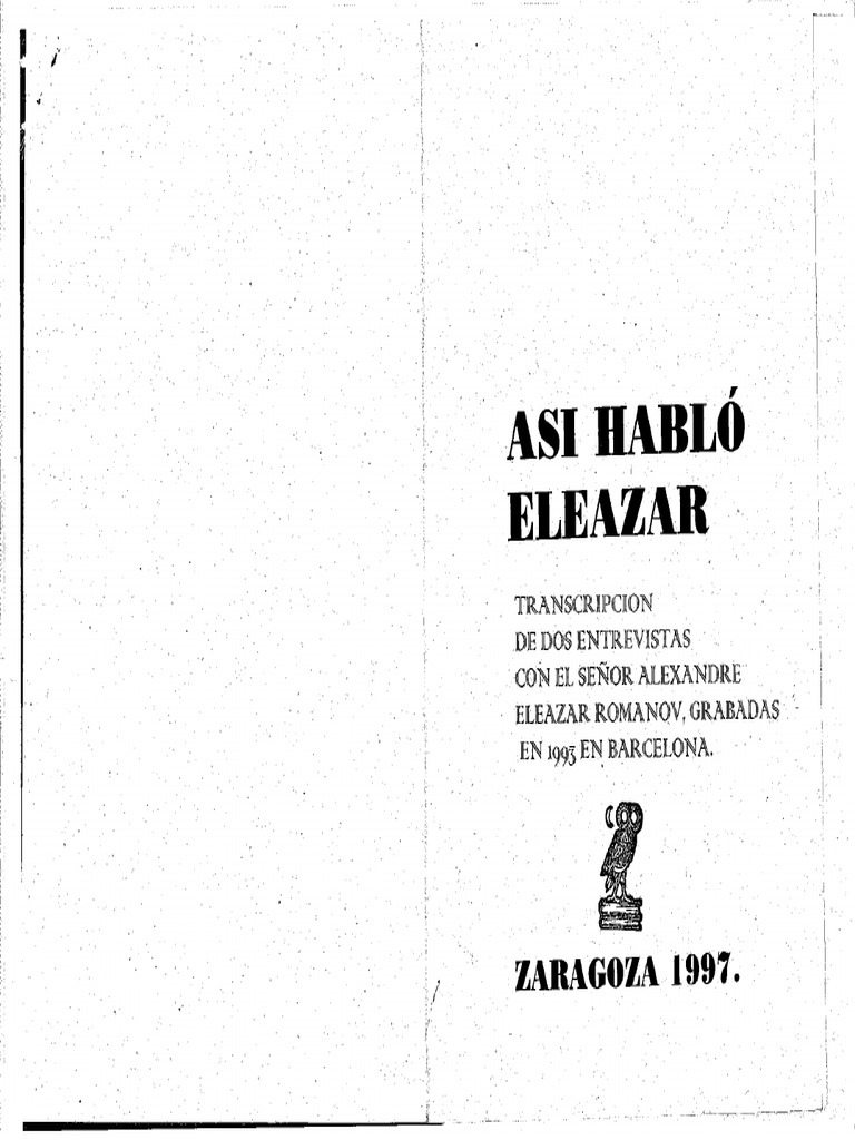 AE-asi Hablo Eleazar PDF | PDF