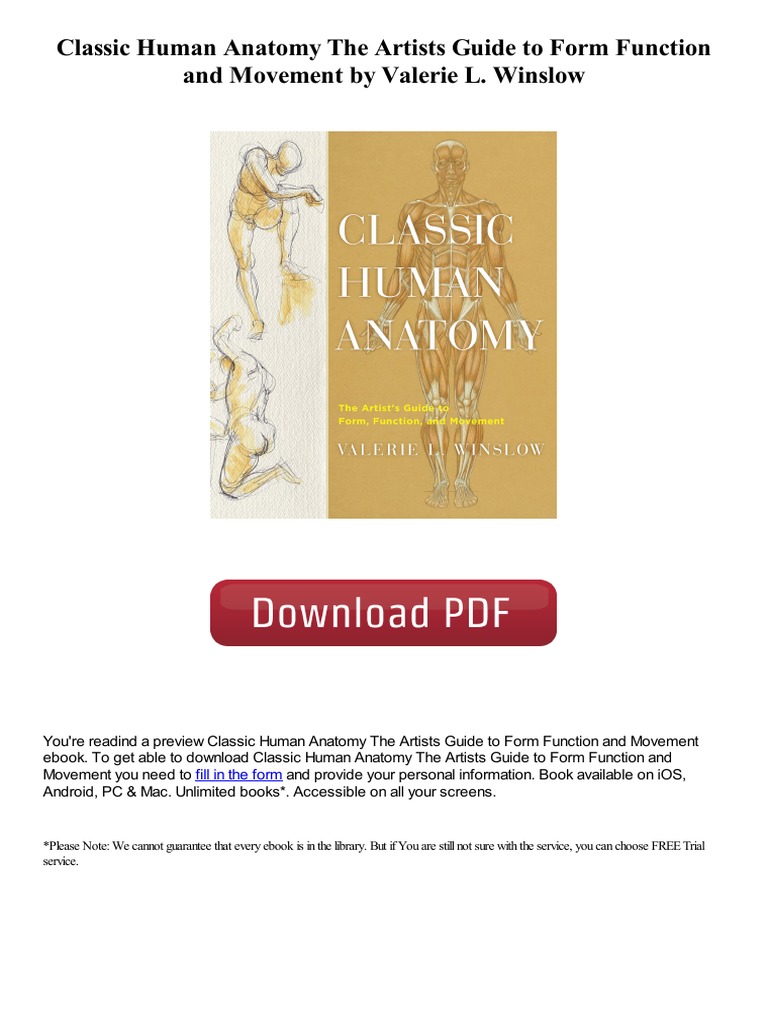 Classic Human Anatomy Guide to Form, Function and Movement | PDF | Books