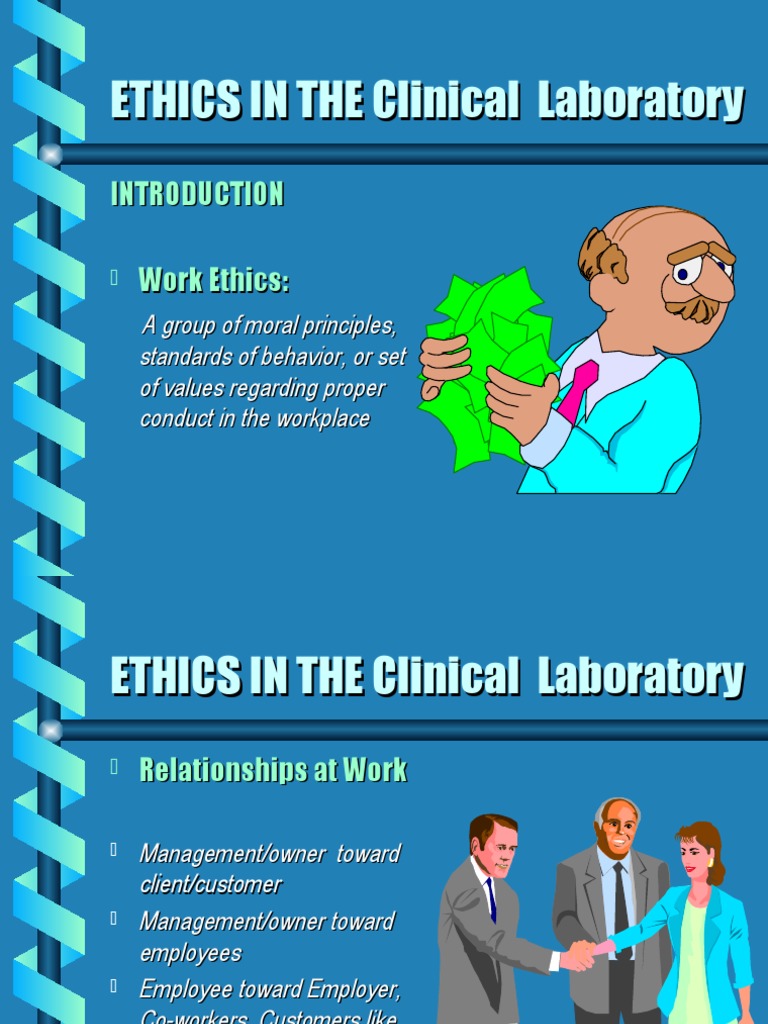 Clinical Laboratory Ethics Overview | PDF | Laboratories | Employment