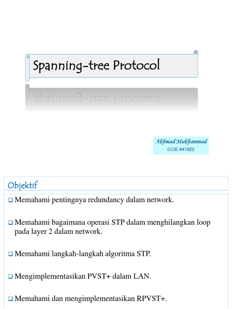 Spanning-Tree Protocol PDF | PDF