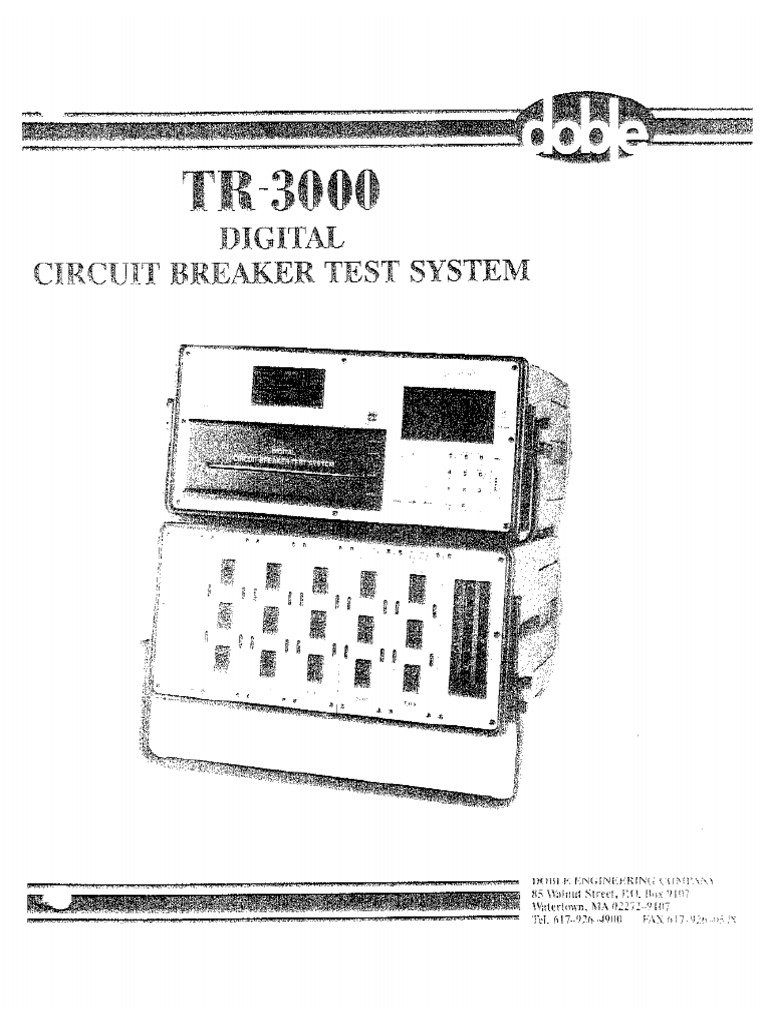 Doble tr3000 | PDF