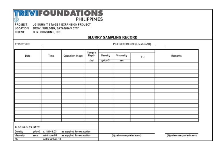 Slurry Form | PDF